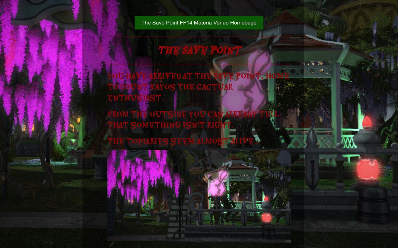 FF14 SAVEPOINT Venue Event P1